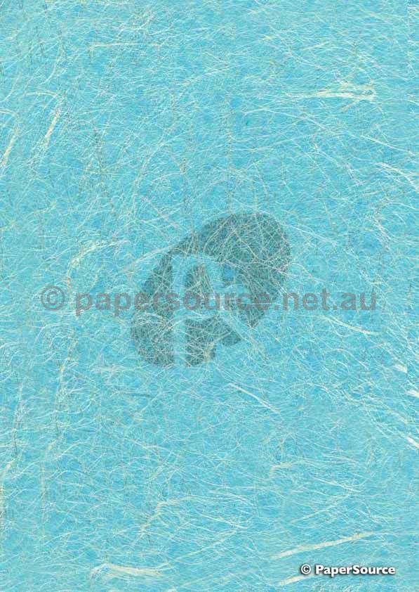 Specialty Paper | Silk Exotic Turquoise Blue 60gsm Recycled Handmade ...