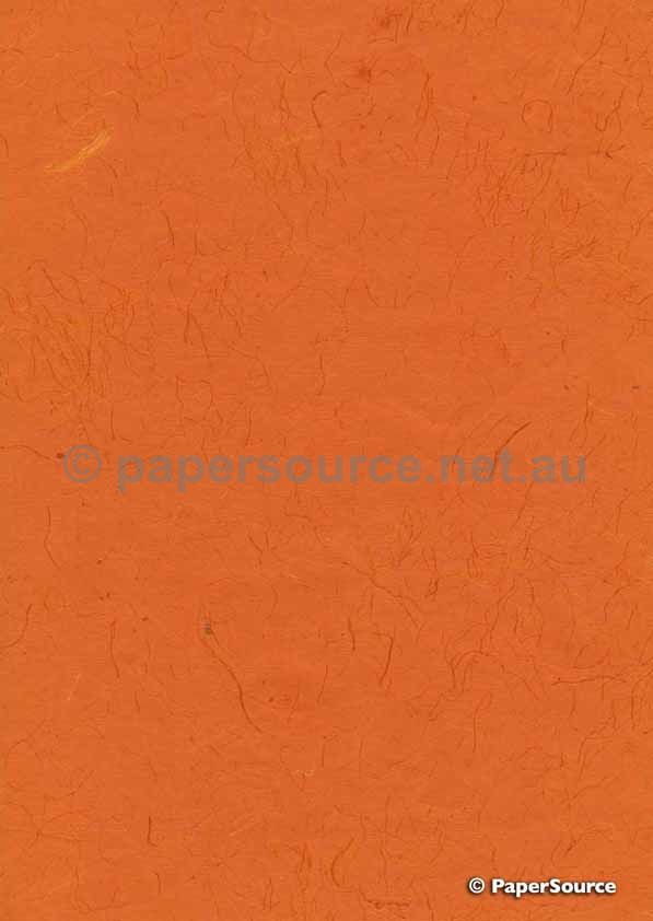 Specialty Paper | Silk Laser Thread Orange 100gsm Recycled Handmade ...