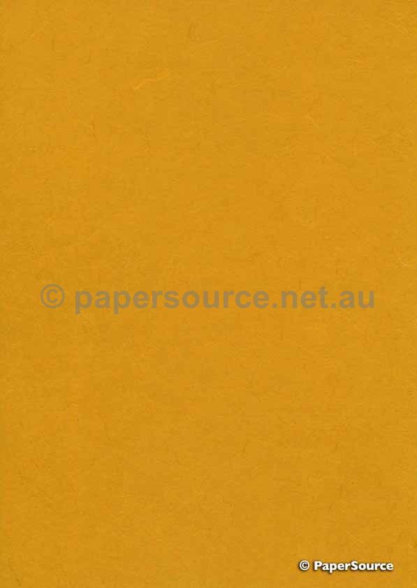 Specialty Paper | Silk Plain Deep Yellow 90gsm Recycled Handmade Paper ...