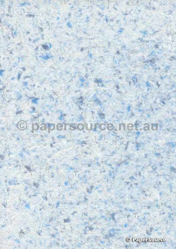 Specialty Paper | Silk Snow Blue #08 90gsm Recycled Handmade Paper ...