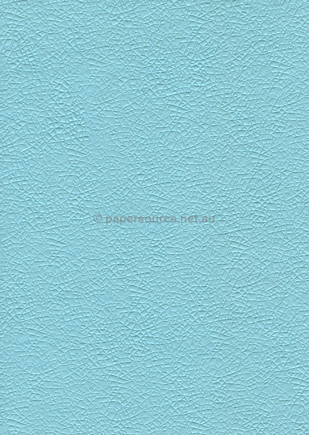 Specialty Paper | Embossed Matte Shattered Aqua Blue Handmade Recycled ...