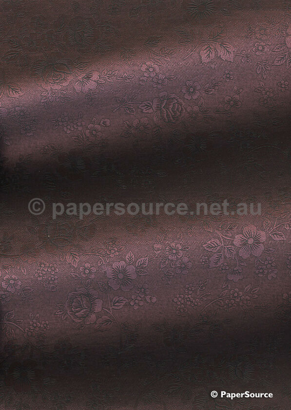 Specialty Paper | Embossed Mill Vintage Rose Port Wine Pearlescent A4 ...