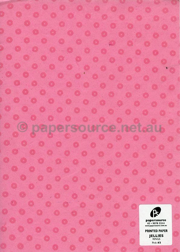 Specialty Paper | Jellies Rings Pink Recycled Handmade Paper ...